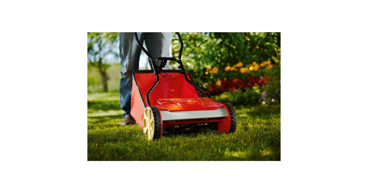 WOLF-Garten Handspindelmäher TT 380 DL rot/schwarz, 38cm