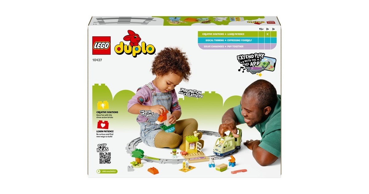 LEGO 10427 DUPLO Town Interaktive Abenteuer-Eisenbahn ...