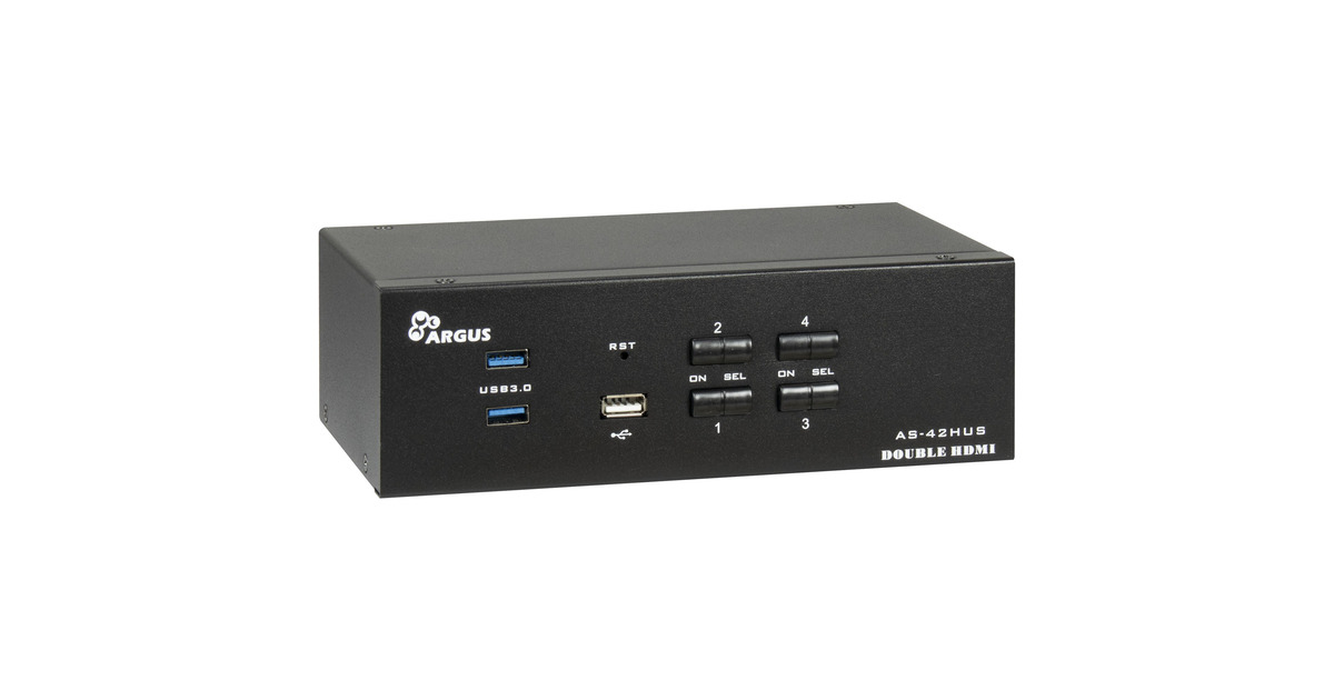Inter-Tech IPC KVM Switch AS-42HUS, KVM-Switch