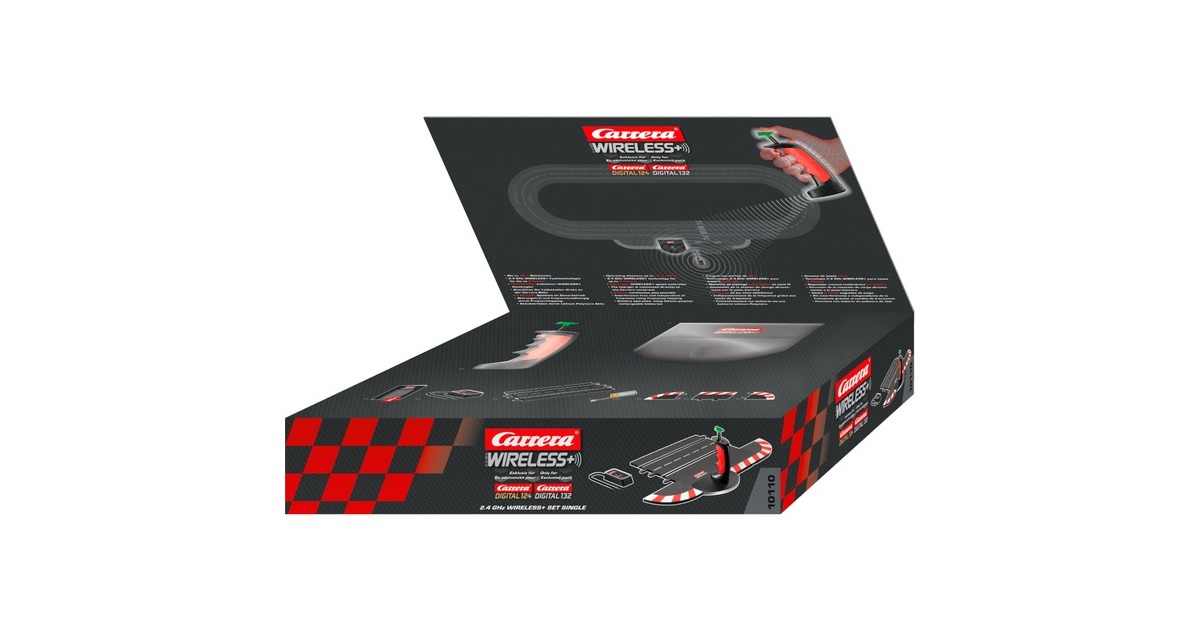 Carrera Wireless Set Single DIGITAL 132/124, Controller schwarz/rot