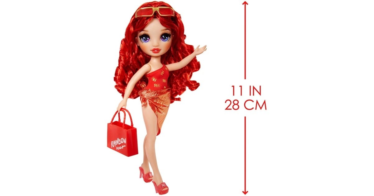 MGA Entertainment Rainbow High Swim & Style - Ruby (Red), Puppe