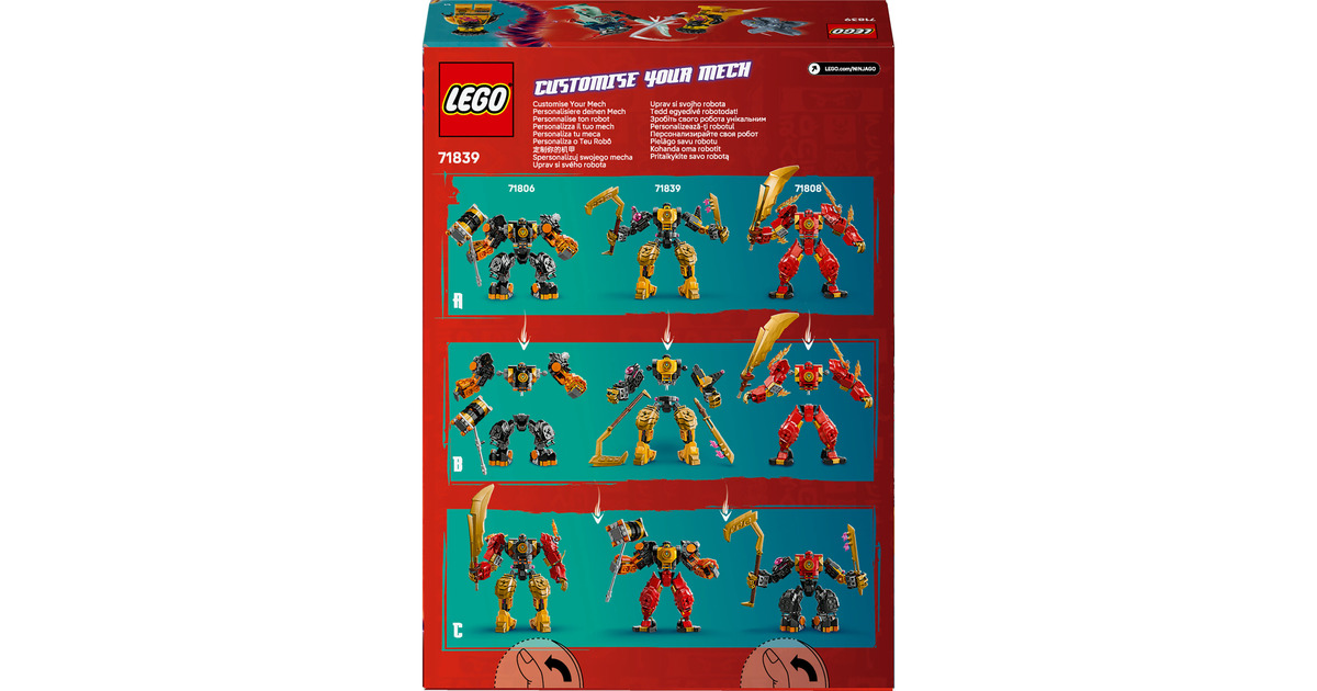 LEGO 71839 Ninjago Arins Spinjitzumech, Konstruktionsspielzeug
