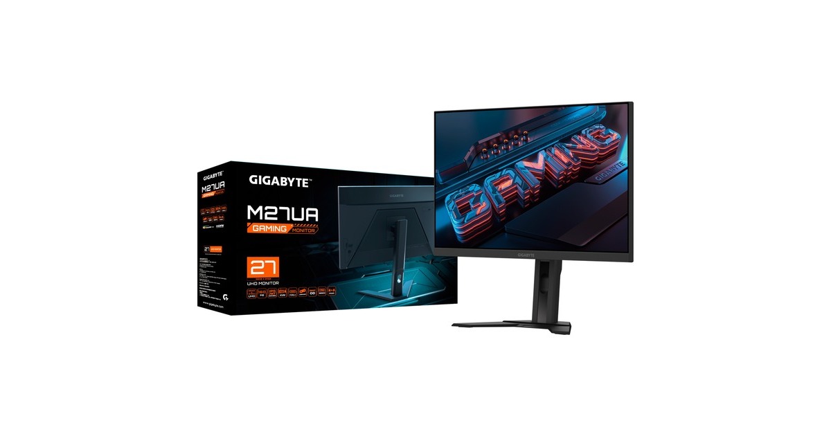 GIGABYTE M27UA, Gaming-Monitor 69 cm (27 Zoll), schwarz, Ultra HD/4K ...