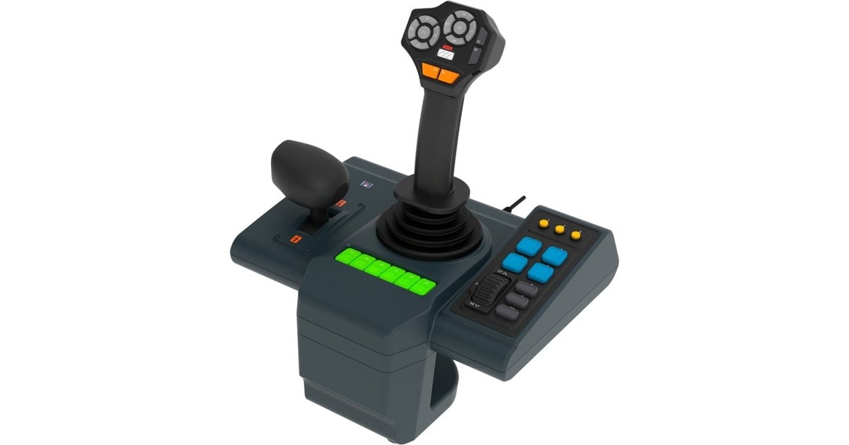 HORI Farming Vehicle Control System, Simulatoren-Set schwarz, für PC