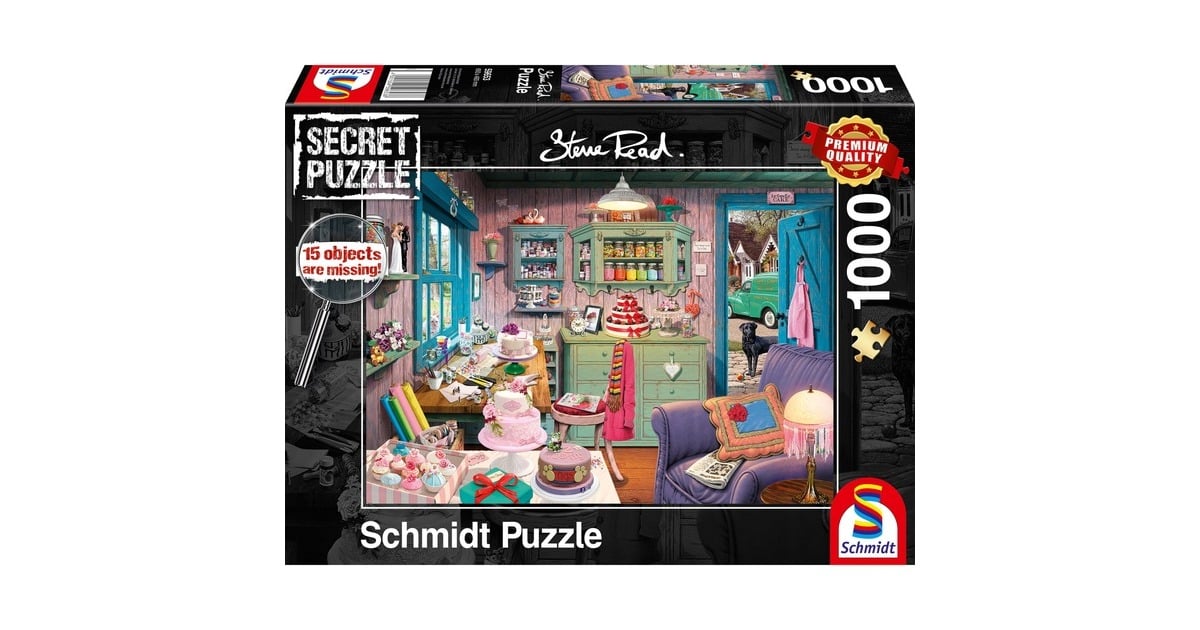 Schmidt Spiele Steve Read: Secret Puzzles - Großmutters Stube 1000 Teile
