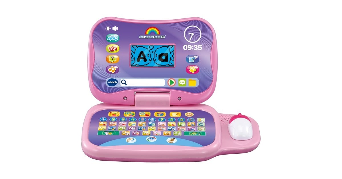 VTech Mein Vorschul-Laptop 2.0, Lerncomputer pink