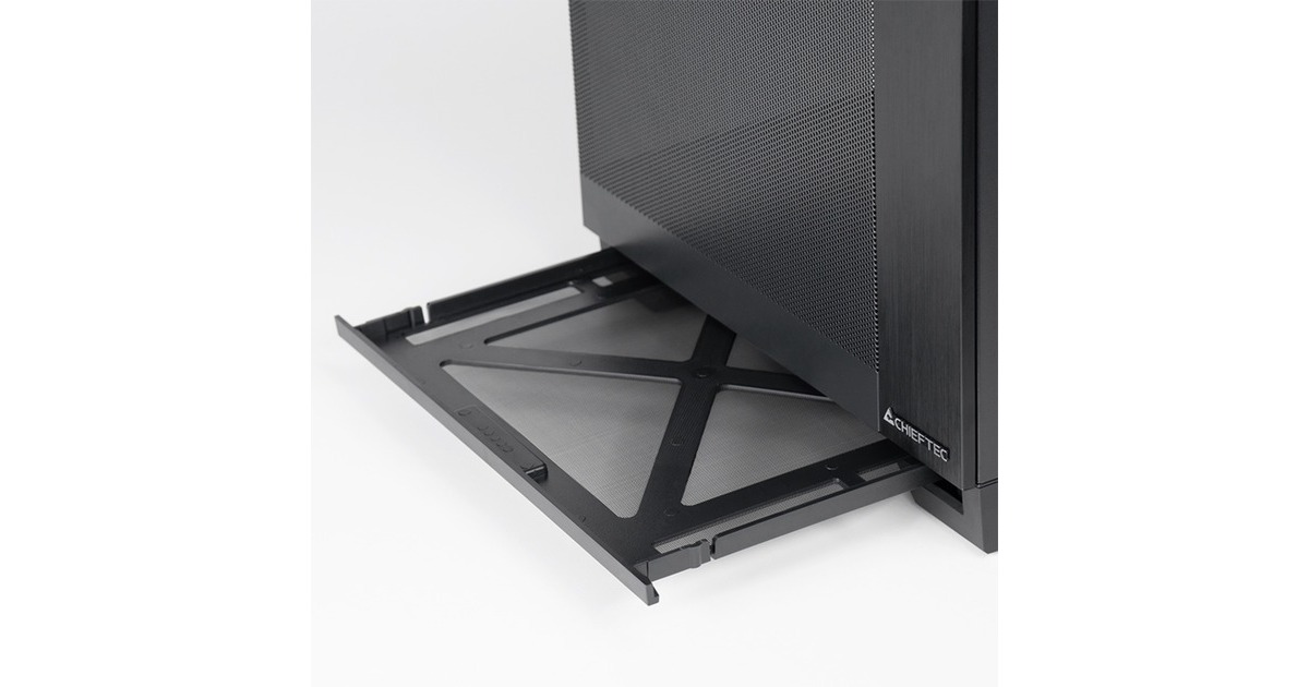 Chieftec Visio Air GM-30B-M-OP, Tower-Gehäuse schwarz, Tempered Glass