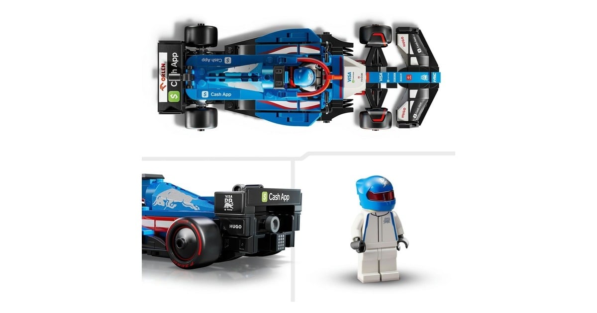 LEGO 77246 Speed Champions Visa Cash App RB VCARB 01 F1 Rennauto ...