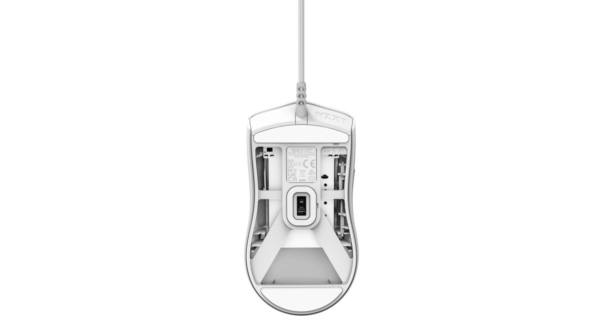 NZXT Lift 2 Symm, Gaming-Maus weiß