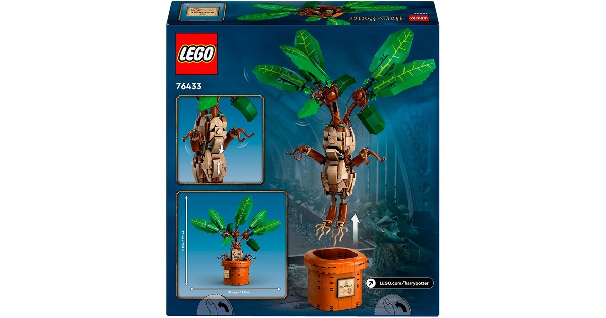 LEGO 76433 Harry Potter Zaubertrankpflanze: Alraune, Konstruktionsspielzeug