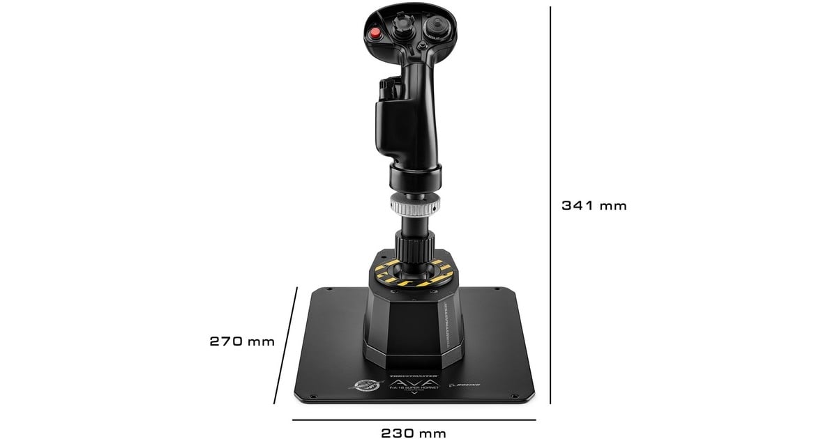 Thrustmaster AVA F/A-18 Super Hornet Flight Stick, Joystick schwarz