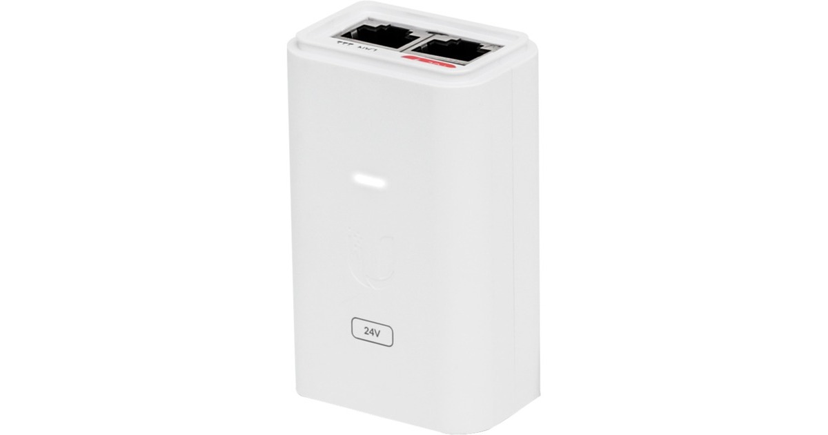 Ubiquiti PoE-Injektor 24V, 7W, Gigabit weiß