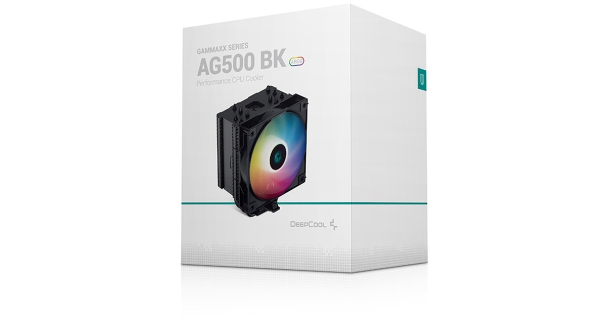 DeepCool AG500 ARGB, CPU-Kühler schwarz, 120 mm