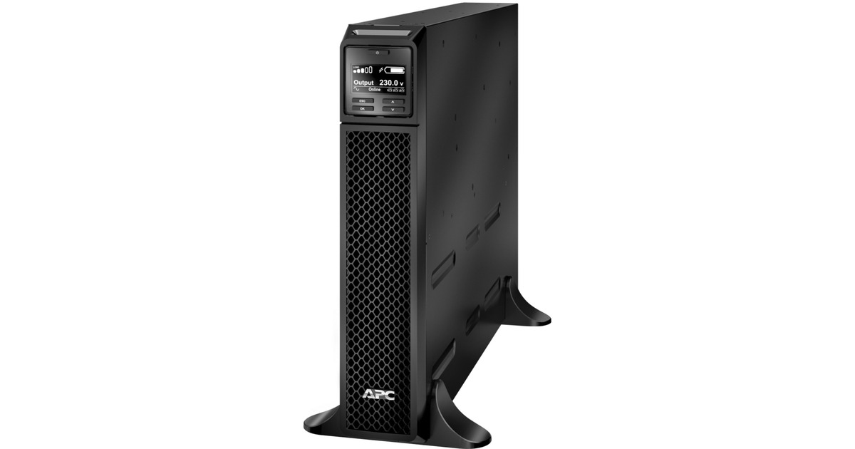 APC Smart-UPS SRT3000XLW-IEC , USV schwarz, 2 Höheneinheiten