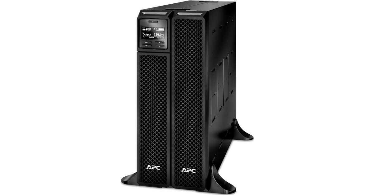 APC Smart-UPS SRT3000XLW-IEC , USV schwarz, 2 Höheneinheiten