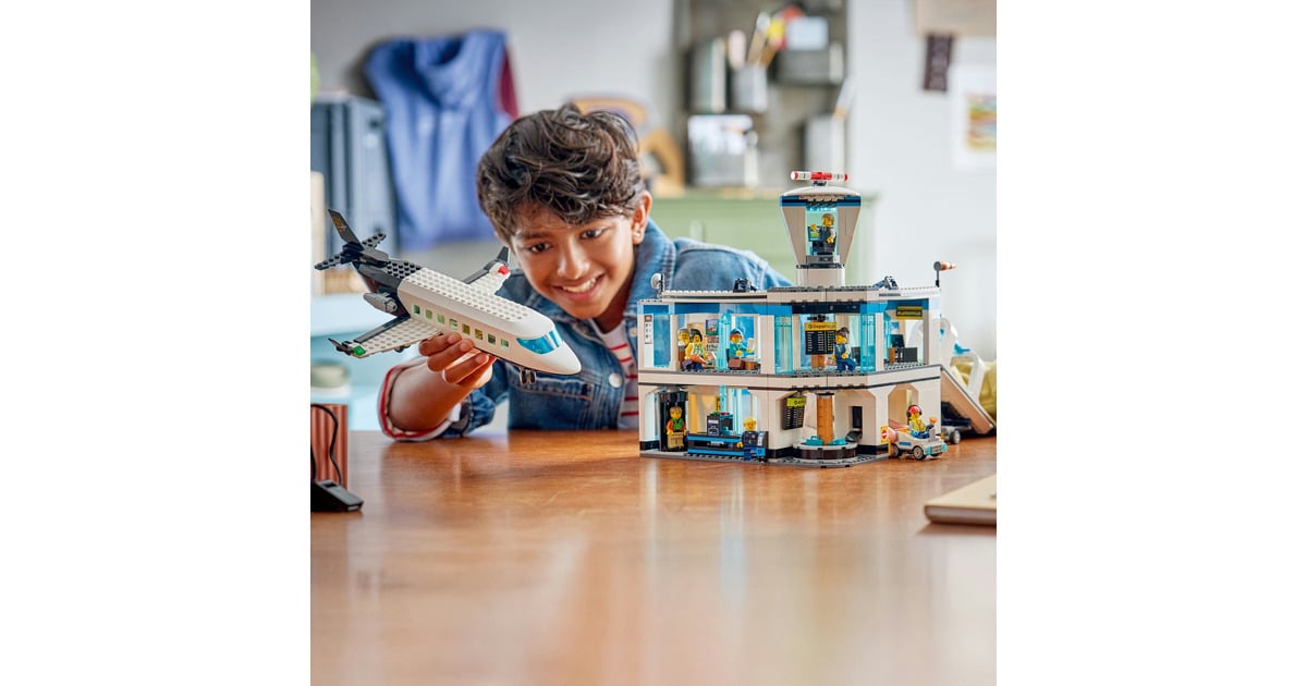 LEGO 60502 City Flughafen mit Flugzeug, Konstruktionsspielzeug