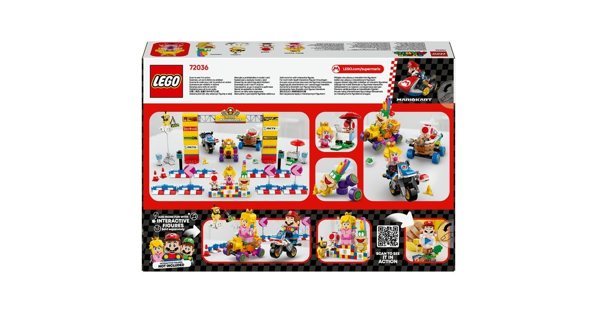 LEGO 72036 Super Mario - Mario Kart: Baby Peach & Grand Pix-Set ...