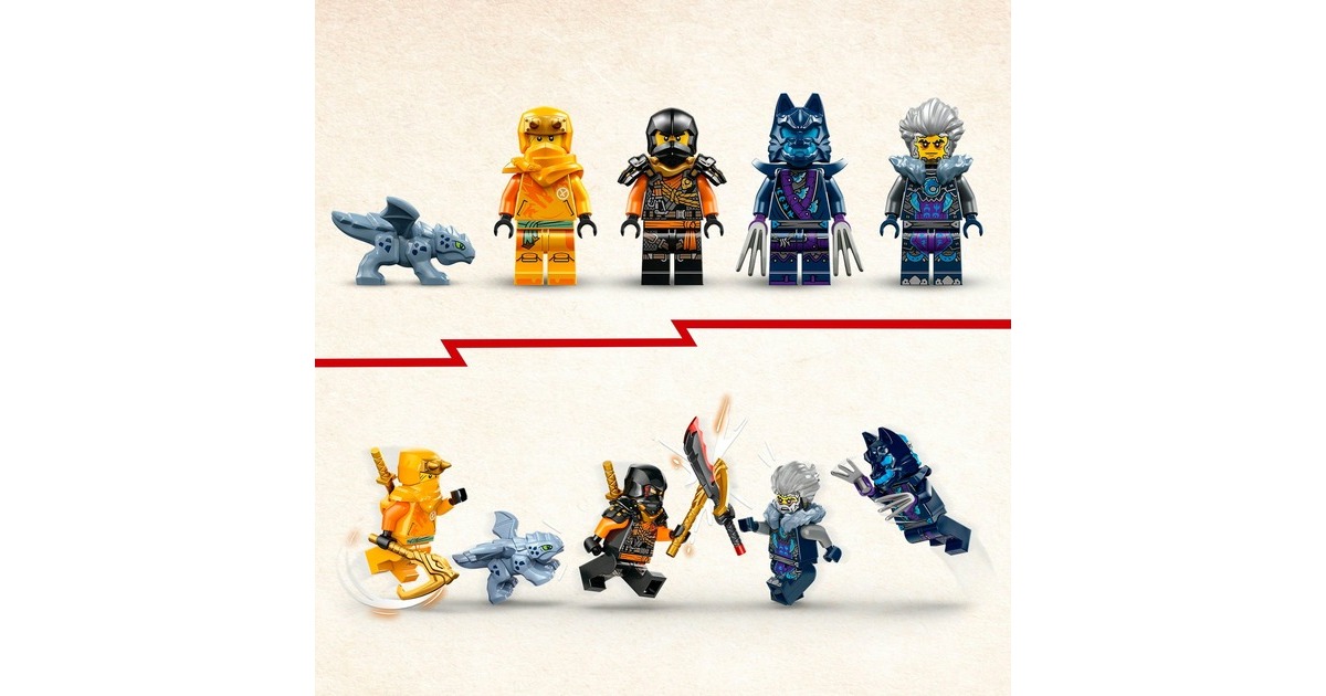 LEGO 71811 Ninjago Arins Ninja-Geländebuggy, Konstruktionsspielzeug