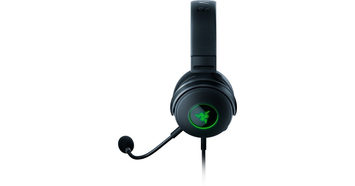 Razer Kraken V3 Hypersense, Gaming-Headset schwarz, USB-A