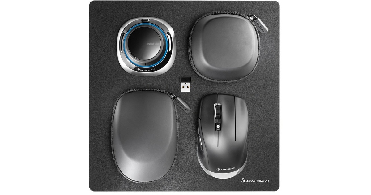 3DConnexion SpaceMouse Wireless Kit 2 Bluetooth Edition, Maus