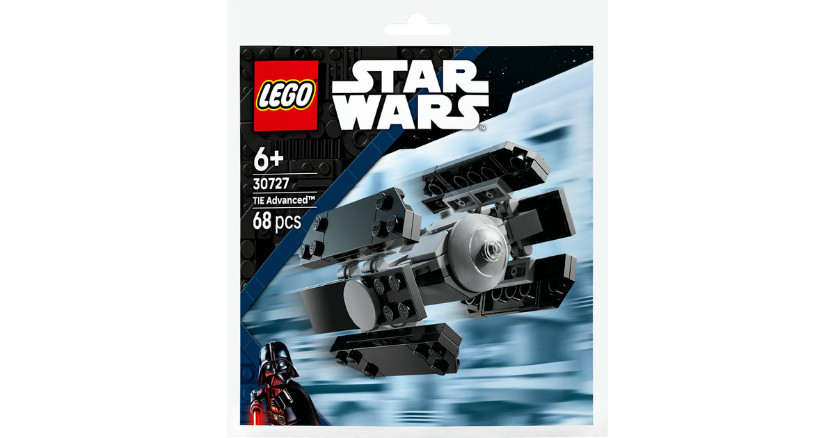 LEGO 30727 Star Wars TIE Advanced Mini-Modell, Konstruktionsspielzeug ...