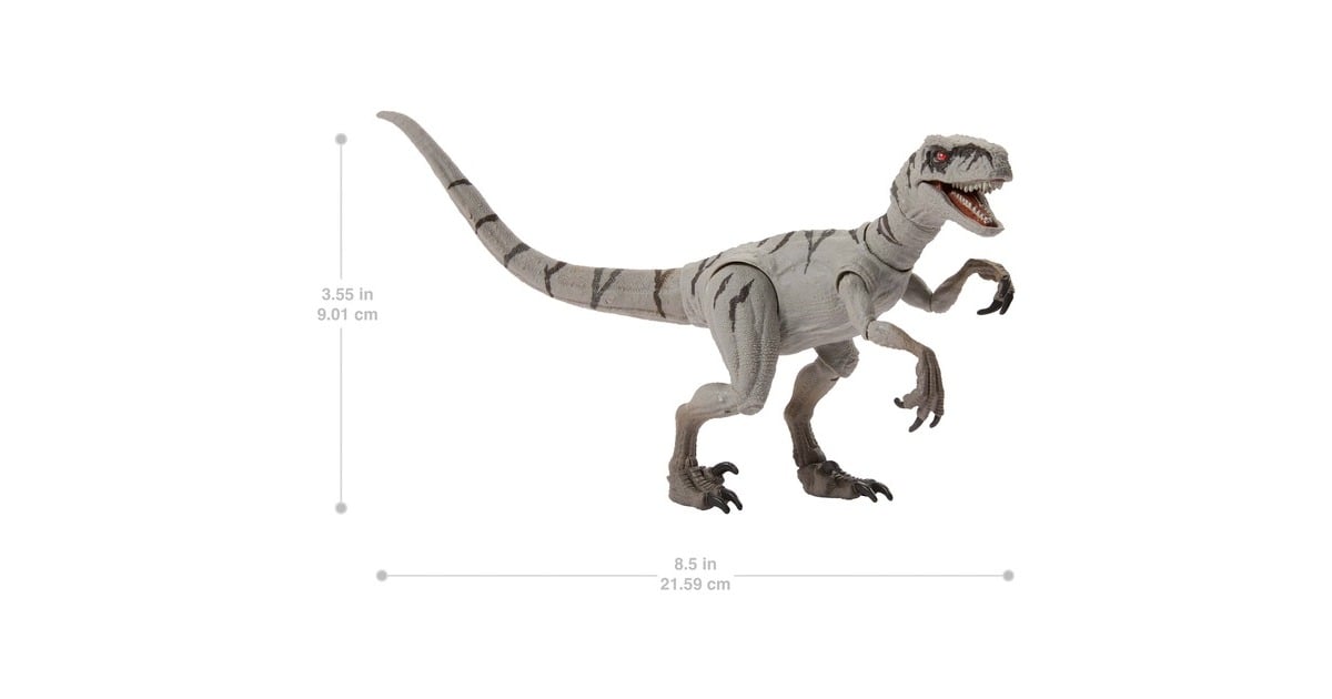 Mattel Jurassic World Hammond Collection - Atrociraptor Ghost, Spielfigur