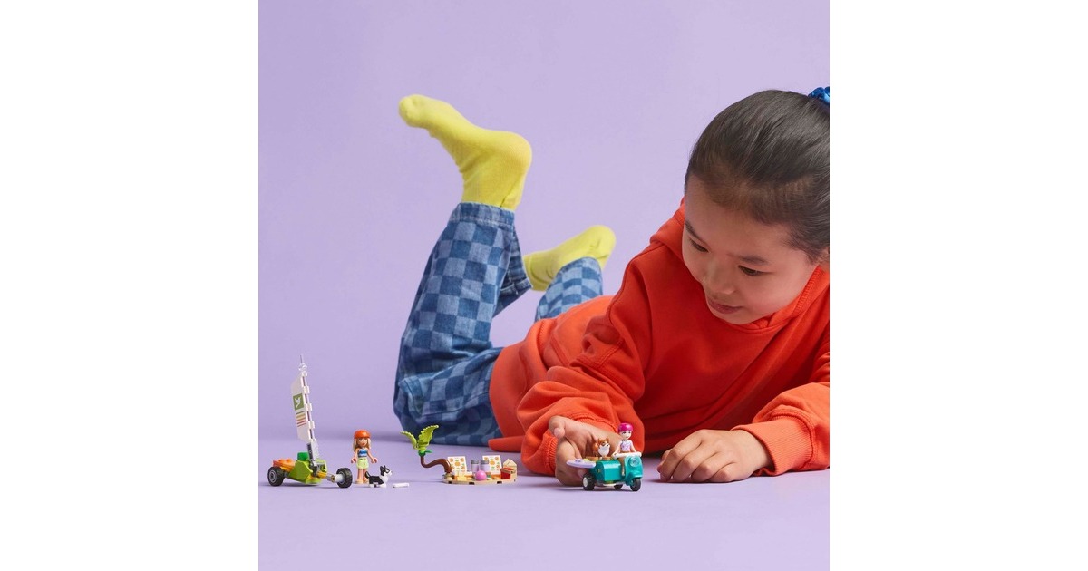 LEGO 42641 Friends Strandabenteuer mit Hunden, Konstruktionsspielzeug