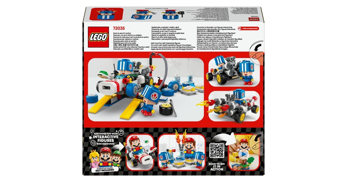 LEGO 72035 Super Mario - Mario Kart: Toads Werkstatt ...
