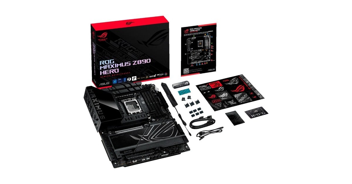 ASUS ROG MAXIMUS Z890 HERO, Mainboard schwarz