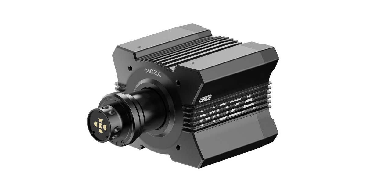 MOZA R12 V2 Wheel Base, Lenkradbasis schwarz