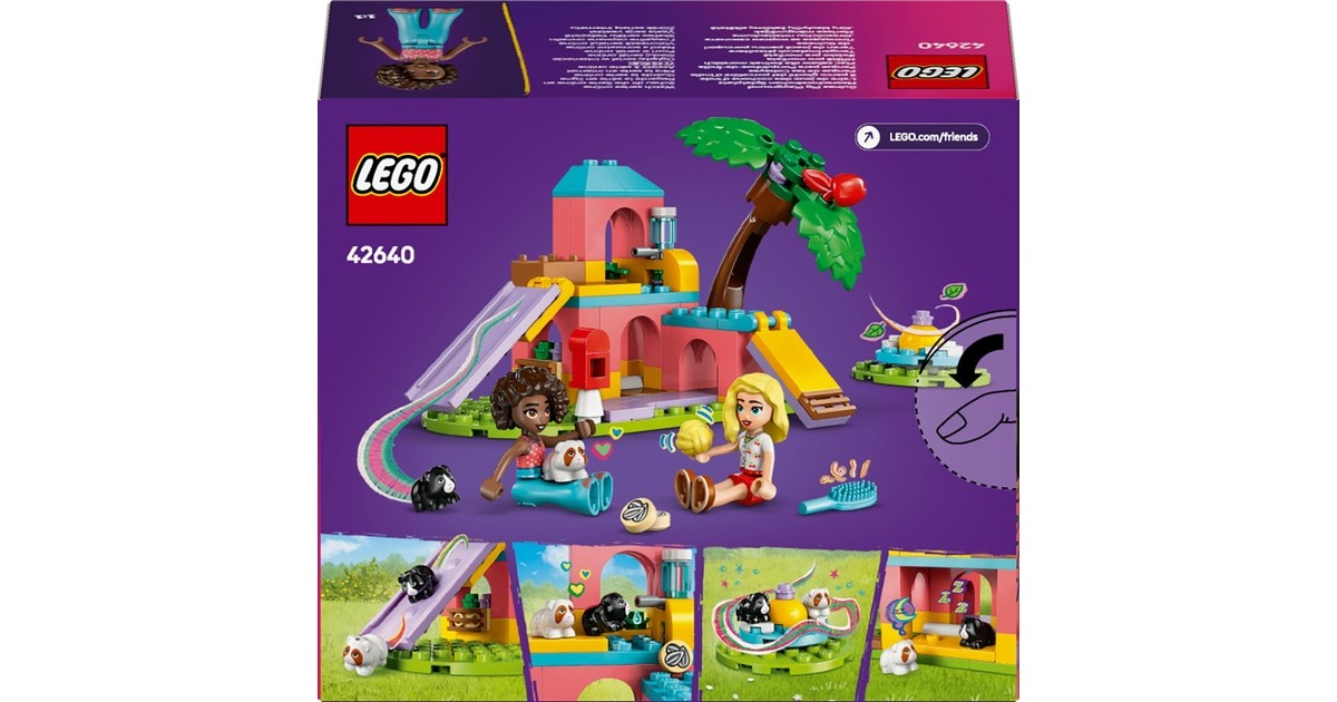 LEGO 42640 Friends Meerschweinchen Spielplatz, Konstruktionsspielzeug