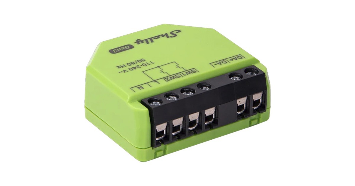 Shelly DALI Dimmer Gen3 grün