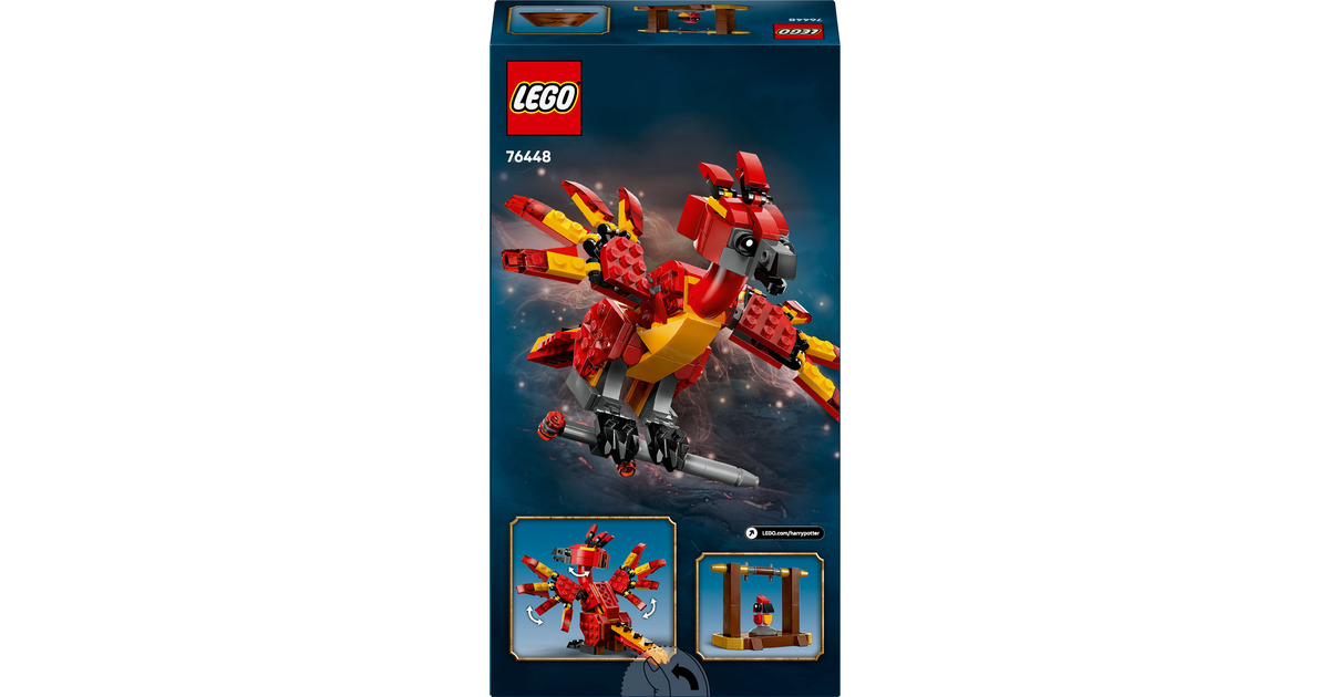 LEGO 76448 Harry Potter Fawkes: Dumbledores Phönix, Konstruktionsspielzeug