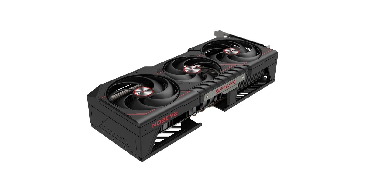 SAPPHIRE Radeon RX 9070 XT Pulse, Grafikkarte schwarz, RDNA4, GDDR6, 2x ...