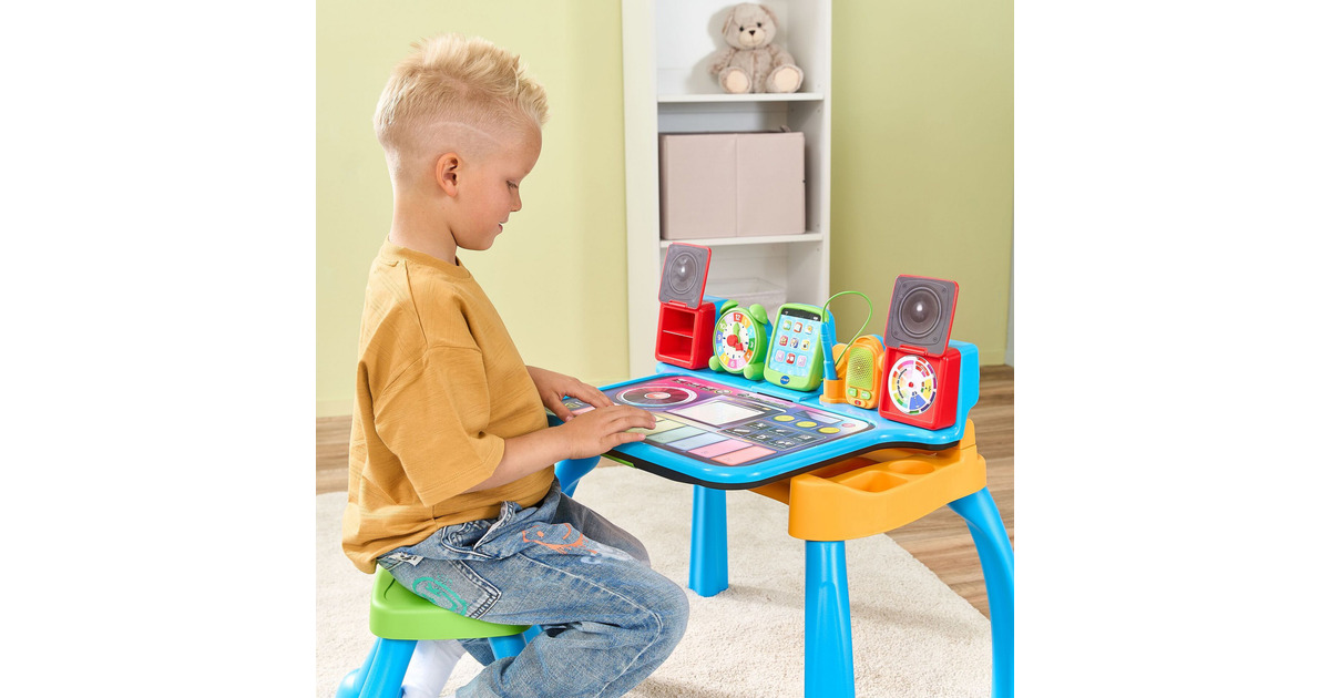 VTech 6-in-1 Magischer Schreibtisch, Spieltisch blau/gelb