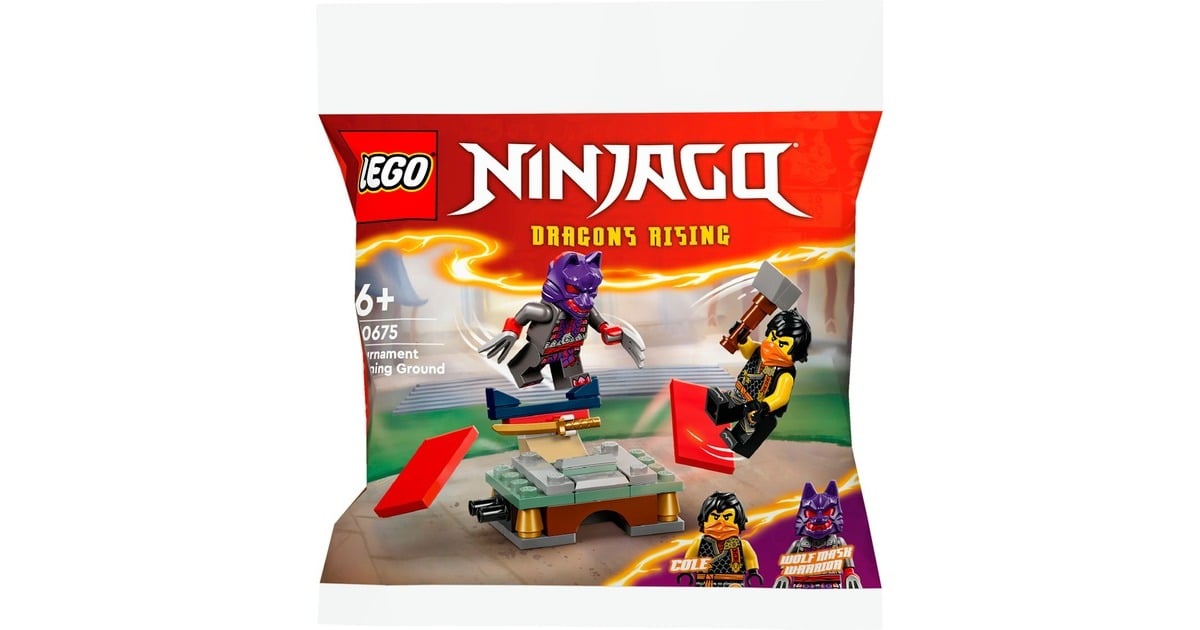 LEGO 30675 Ninjago Turnier-Trainingsgelände, Konstruktionsspielzeug Polybag