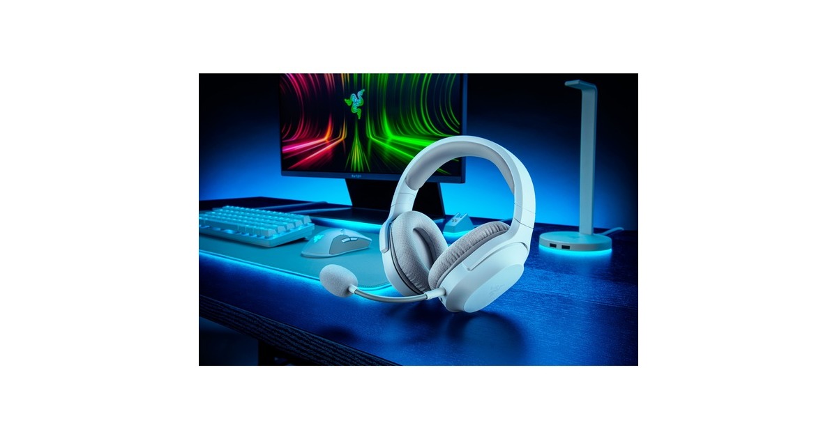 Razer Barracuda X, Gaming-Headset weiß, USB-Dongle, Bluetooth