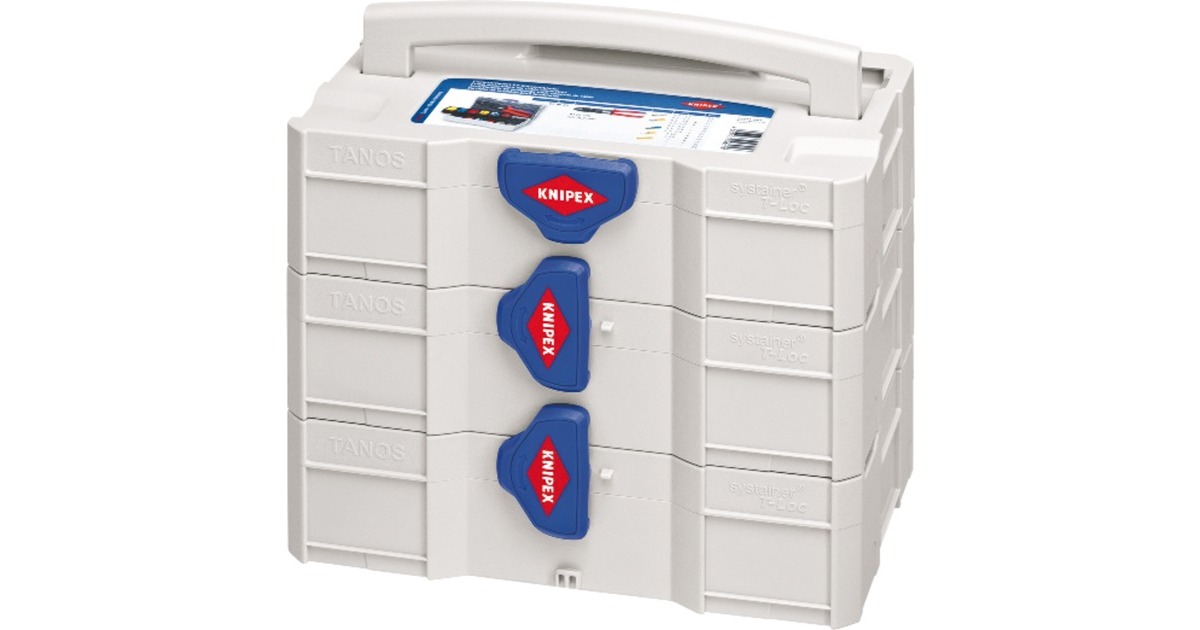 KNIPEX TANOS MINI-systainer, Werkzeugkiste grau