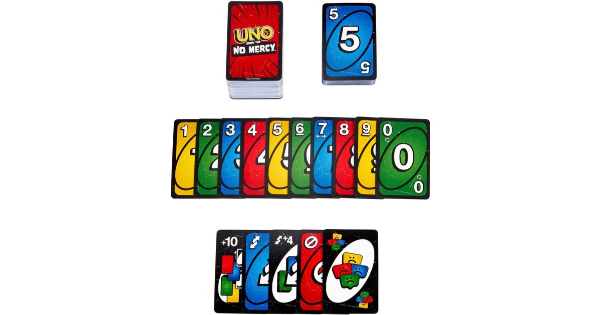 Mattel UNO No Mercy, Kartenspiel