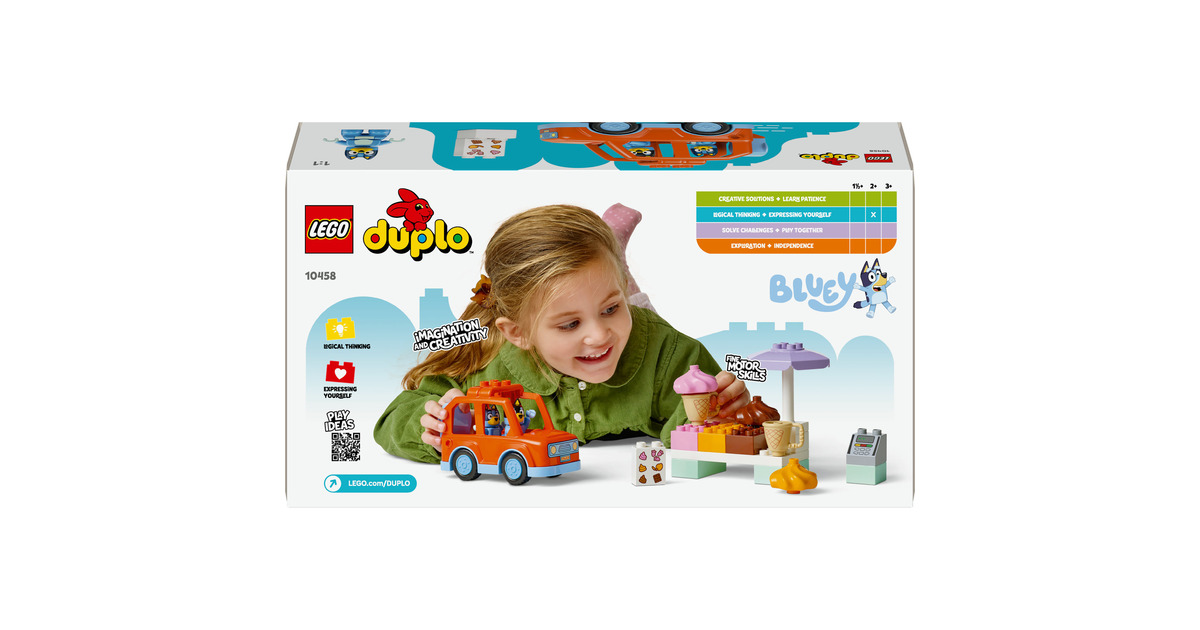 LEGO 10458 DUPLO Bluey Ausflug zur Eisdiele mit Bluey ...