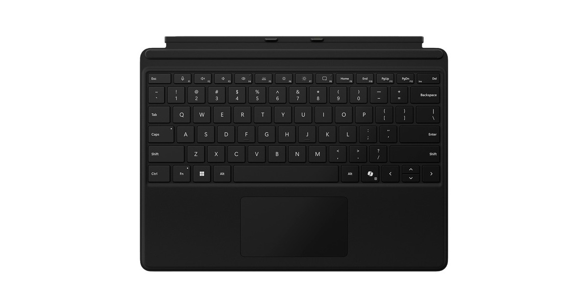 Microsoft Surface Pro Keyboard, Tastatur schwarz, DE-Layout, für ...