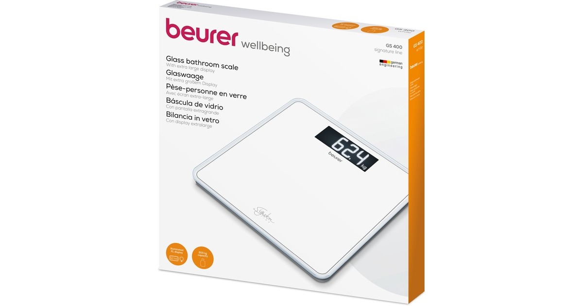 Beurer GS 400 Signature Line , Waage weiß