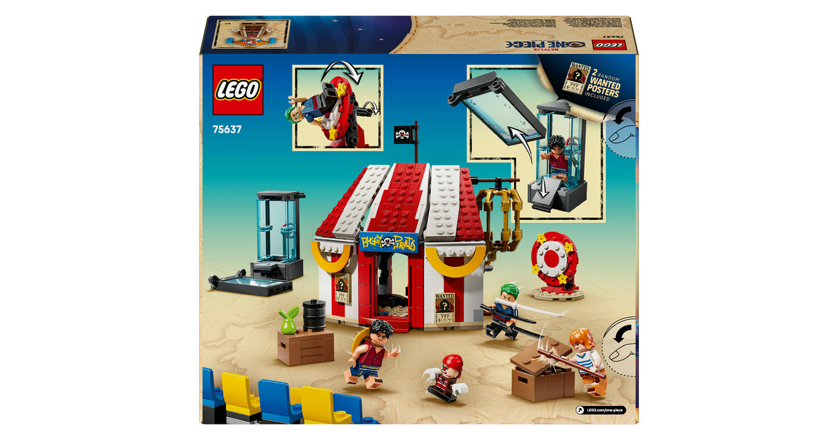 LEGO 75637 One Piece Zirkuszelt von Buggy dem Clown, Konstruktionsspielzeug