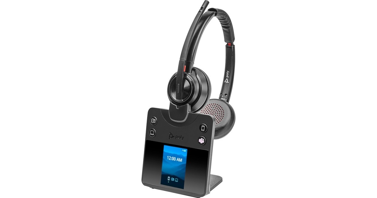 Poly Poly Savi 8420 Office DECT, Headset schwarz, Stereo, USB-A, USB-C ...