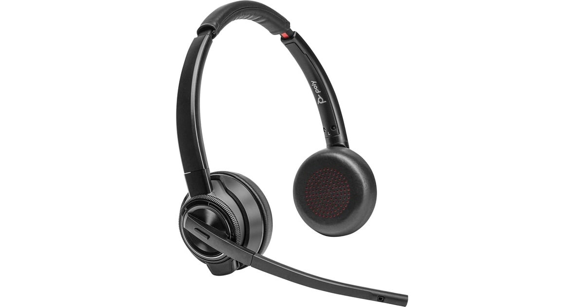 Poly Poly Savi 8420 Office DECT, Headset schwarz, Stereo, USB-A, USB-C ...