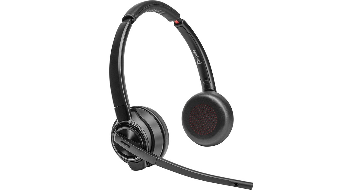 Poly Savi 8420 Office DECT, Headset schwarz, Stereo, USB-A, USB-C ...