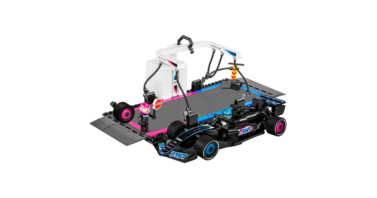 COBI BWT Alpine F1 Pit Stop, Konstruktionsspielzeug