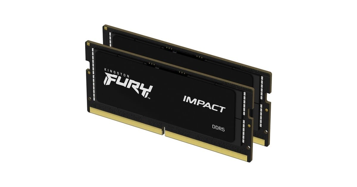 Kingston FURY SO-DIMM 32 GB DDR5-5600 (2x 16 GB) Dual-Kit, Arbeitsspeicher schwarz, KF556S40IBK2 ...