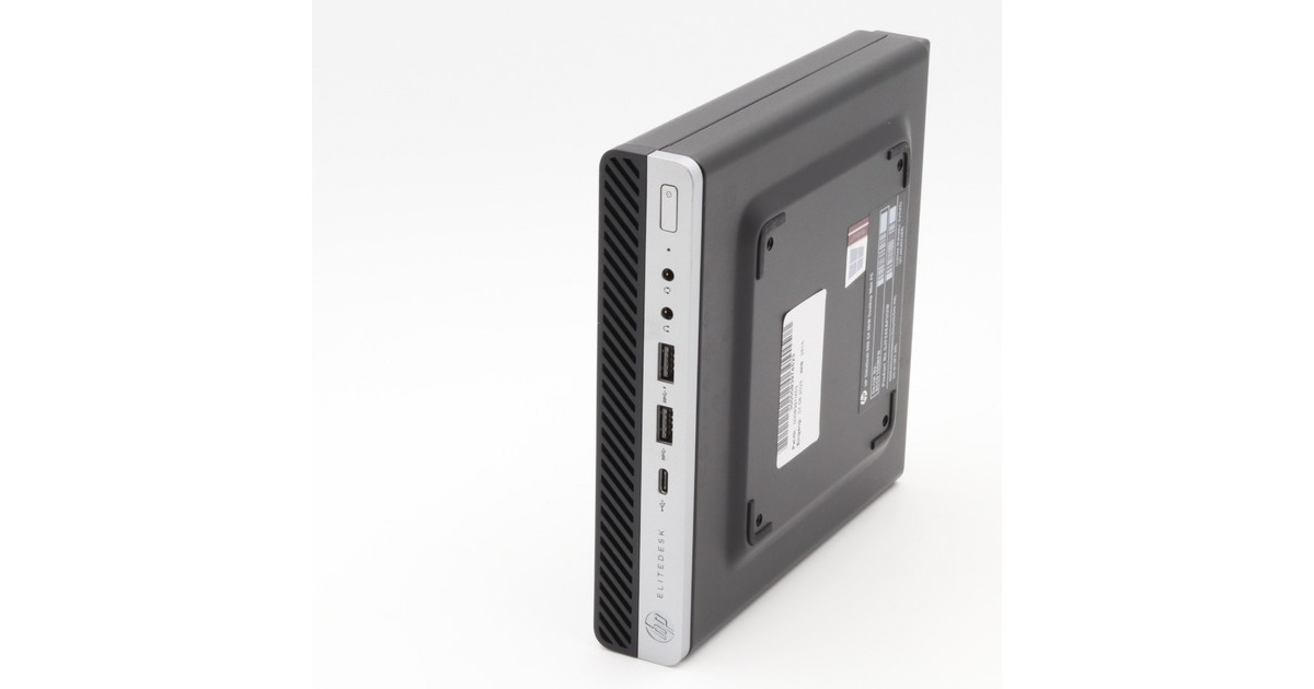 HP EliteDesk 800 G5 Mini-PC Generalüberholt silber/schwarz, Windows 10 Pro