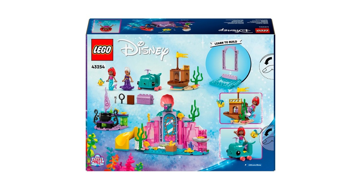 LEGO 43254 Disney Princess Arielles Kristallhöhle, Konstruktionsspielzeug